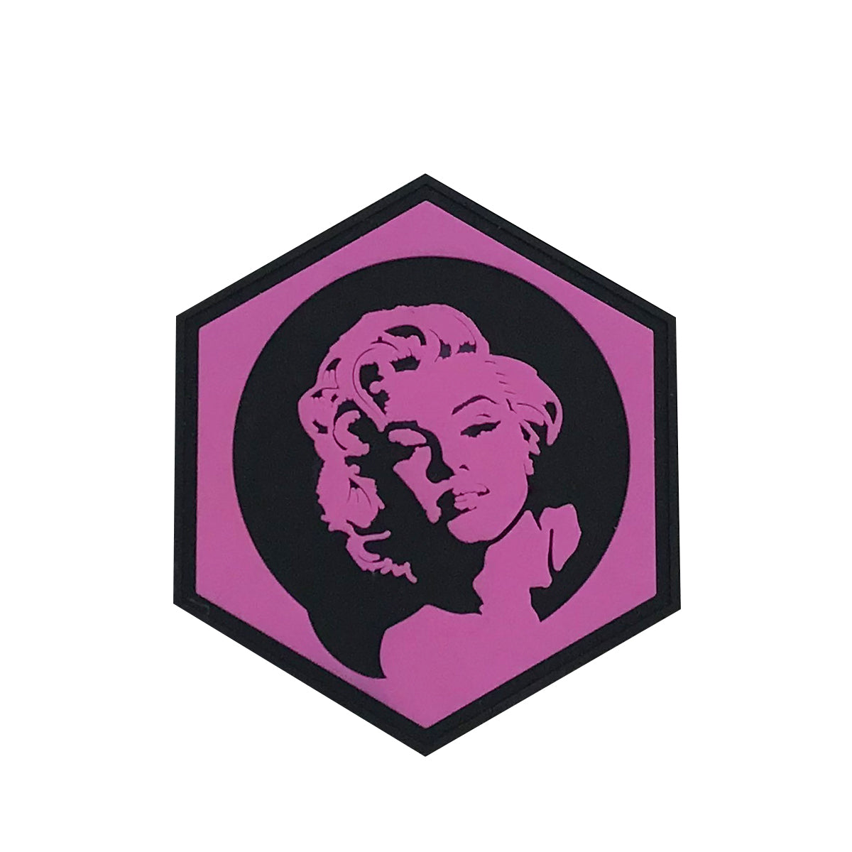 Hexagon PVC Patch Pink Marilyn Monroe – DMZ Paintball & Airsoft