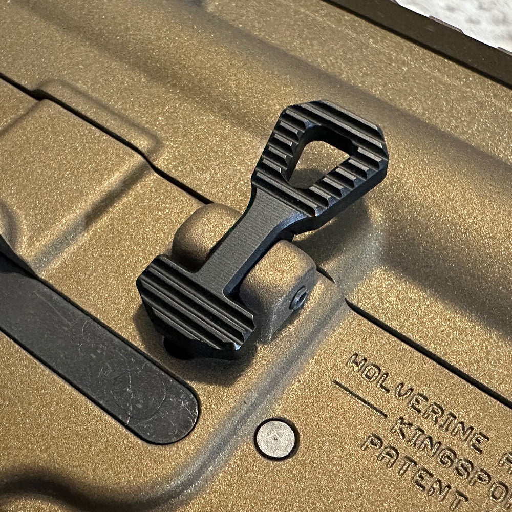 CNC Aluminum Enhanced Bolt Catch (Style A) (Black) For MTW – DMZ ...
