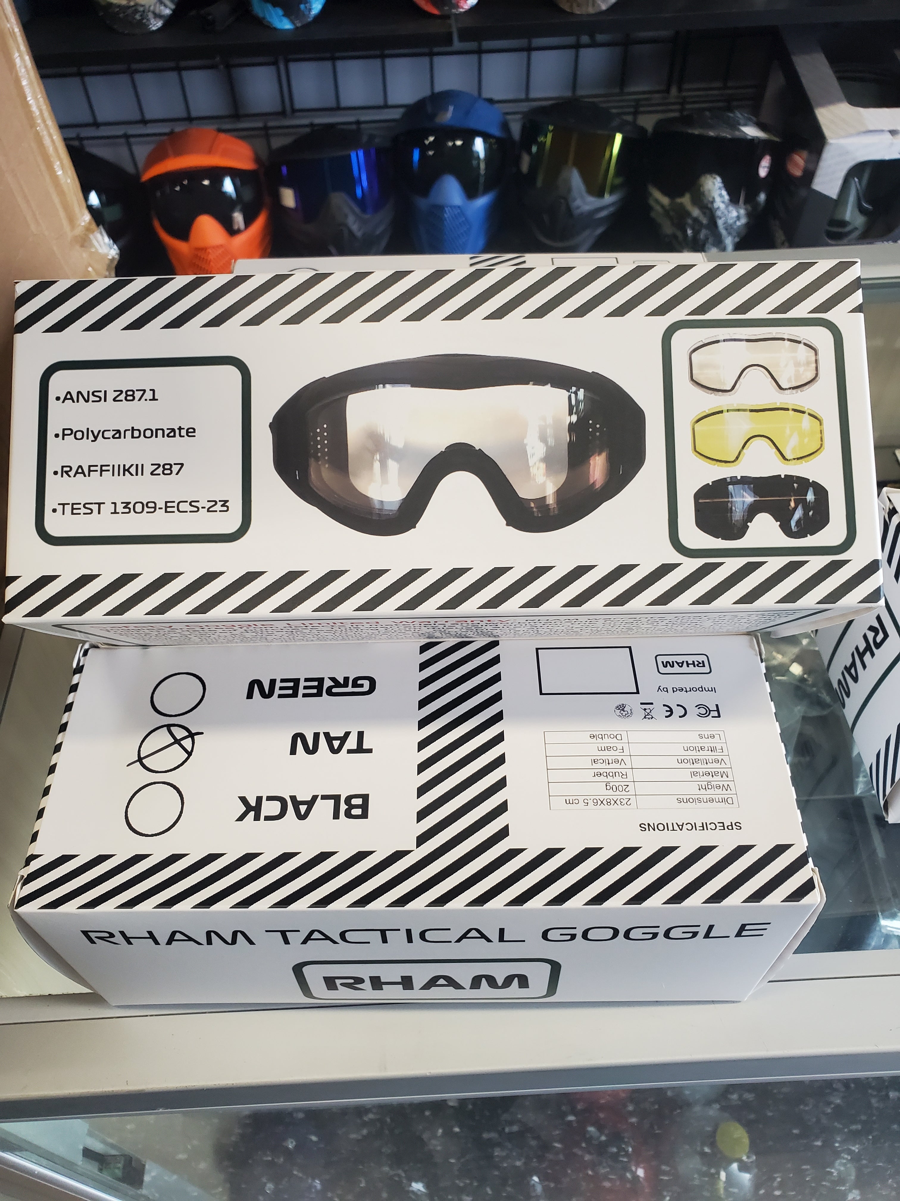 RHAM Thermal Airsoft Goggles. RG2 APEX – DMZ Paintball & Airsoft