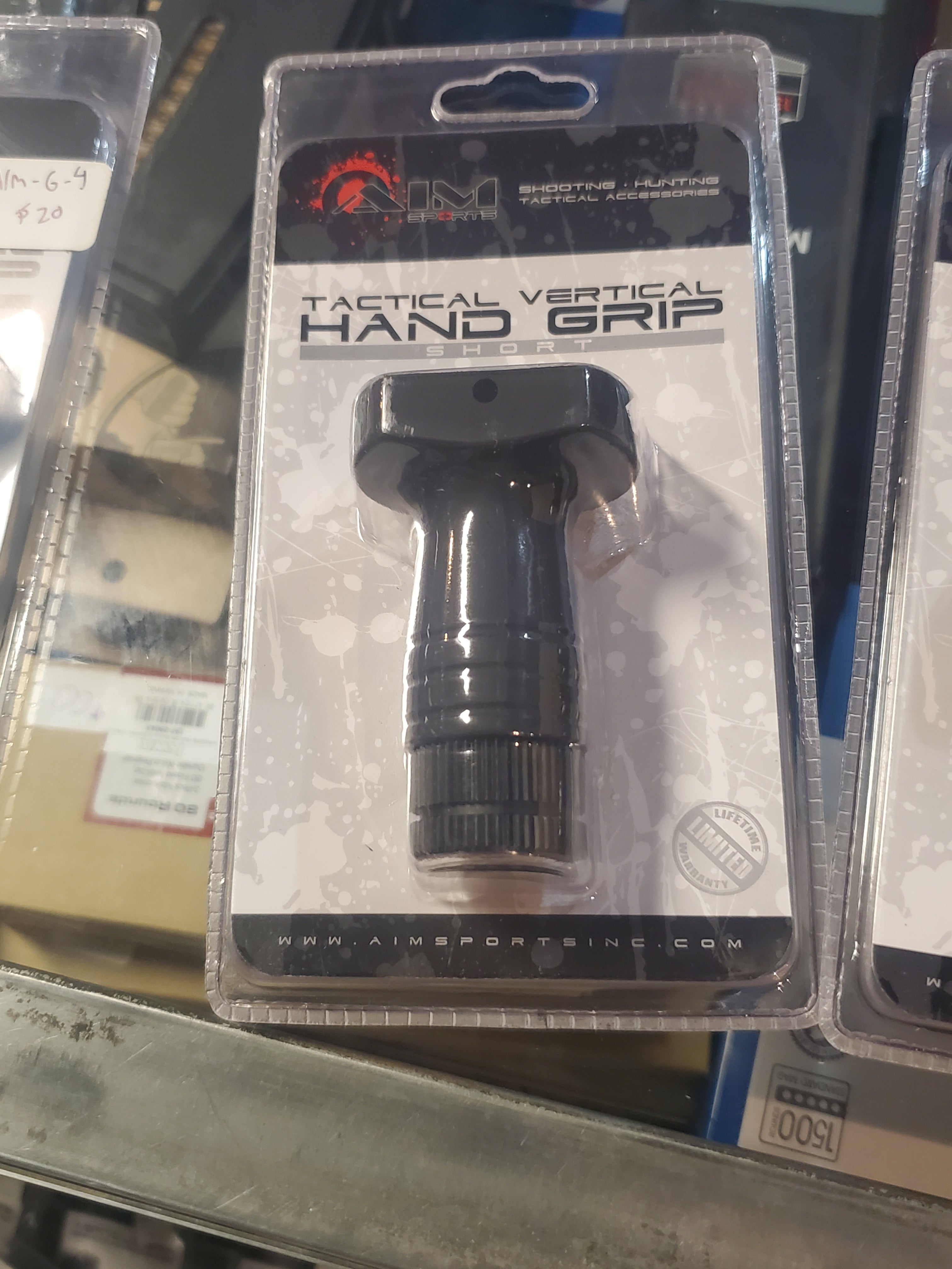 AIM Sports Stubby Tactical Vertical Grip with Battery Compartment – DMZ ...