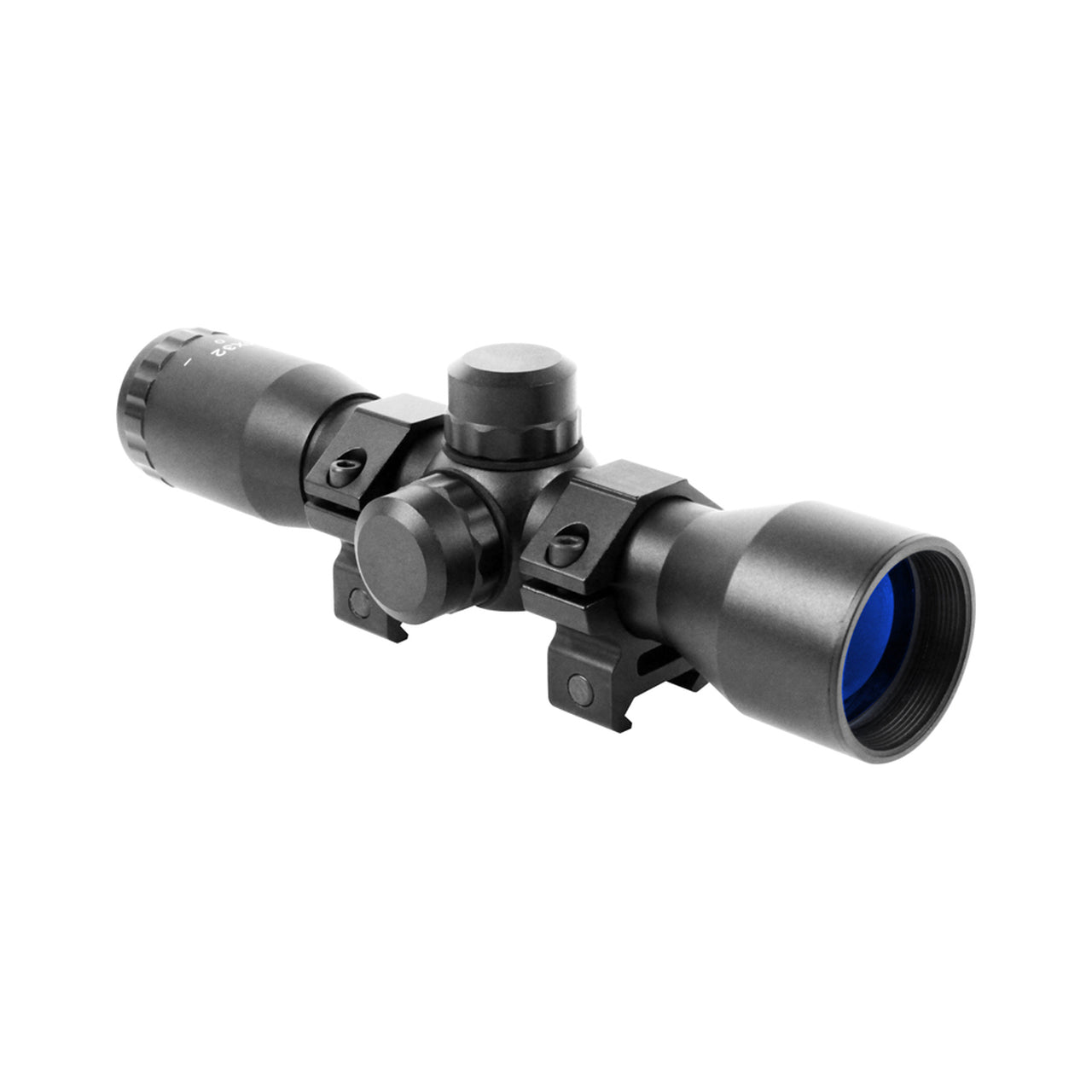 4X32 COMPACT MIL-DOT SCOPE W/RINGS – DMZ Paintball & Airsoft